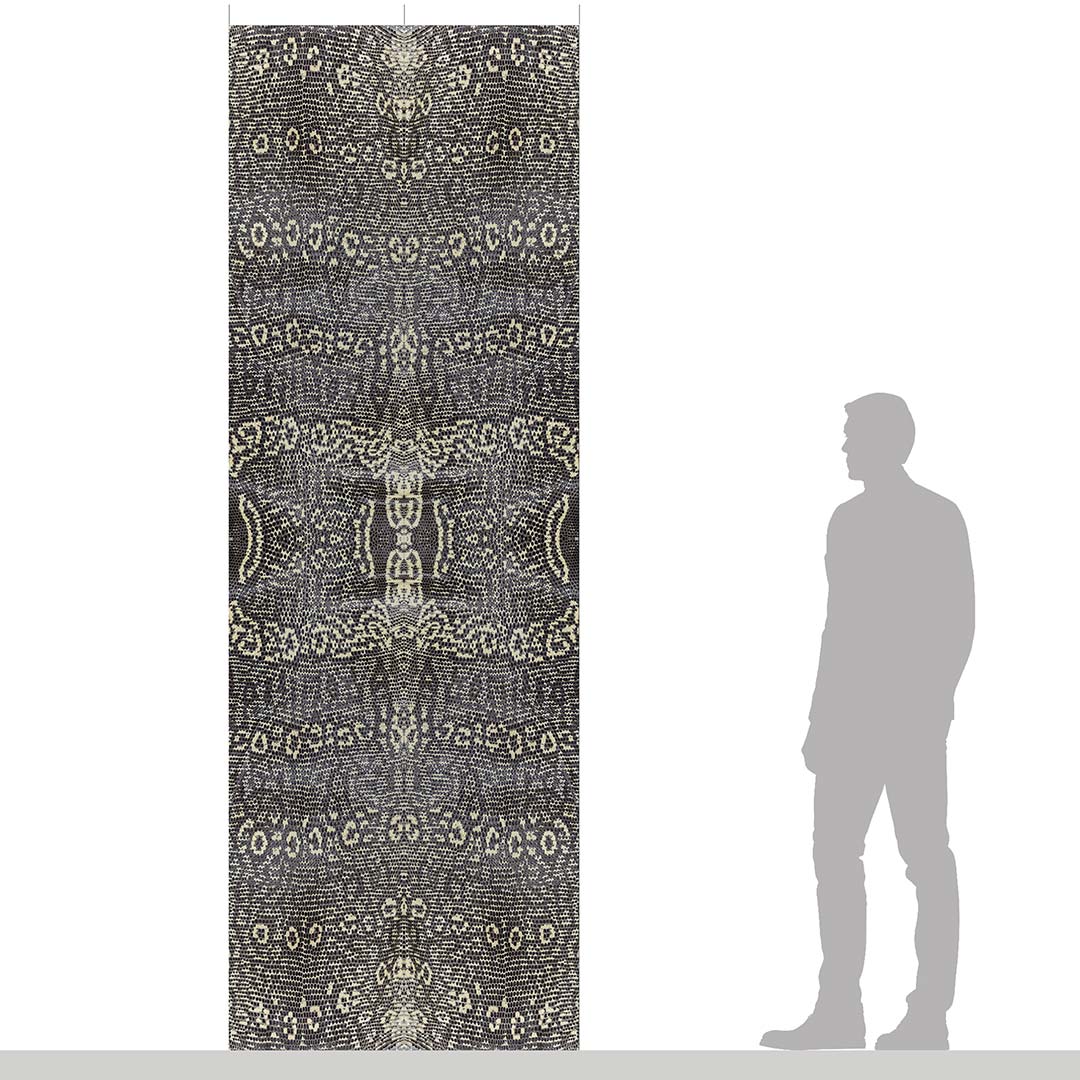 Natural History; design NH250038 Huid van een hagedis I - Dutch Wall Decor